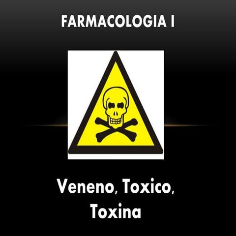 Clasif. veneno, toxico, toxina | PPTX
