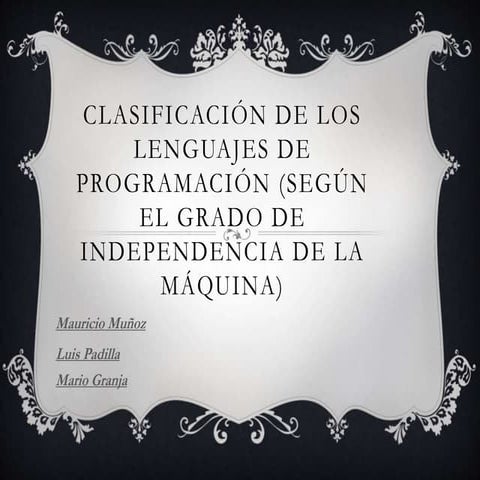Clasificación de-los-lenguajes-de-programación-según | PPTX | Programming Languages | Computing