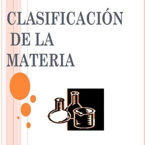 Clasificación de la materia | PPT