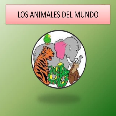 Los animales | PPTX