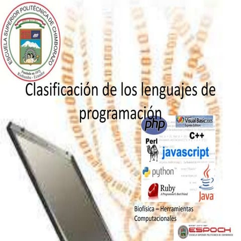 Clasificación de los lenguajes de programación | PPTX | Programming Languages | Computing