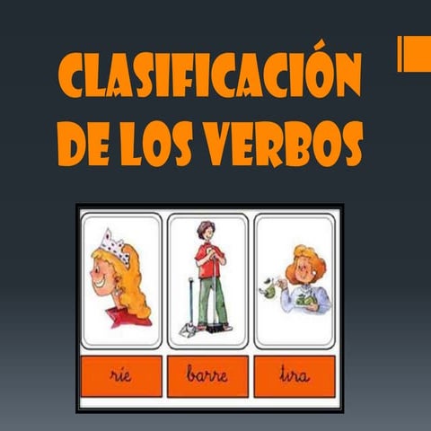 Clasificación de los verbos | PPTX