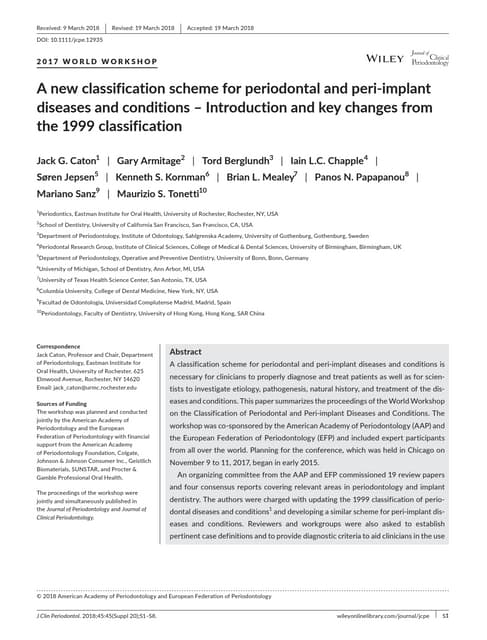 Staging and Grading of Periodontitis | PPTX