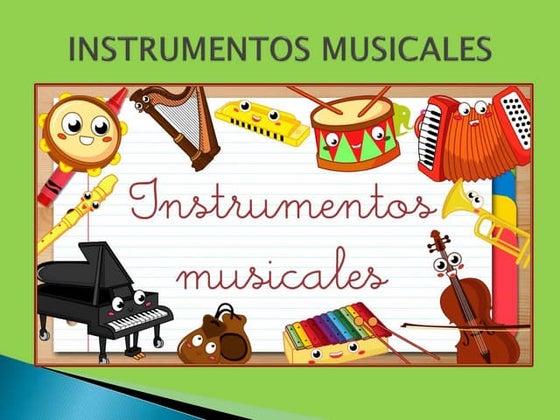 Presentación de los instrumentos musicales | PPT
