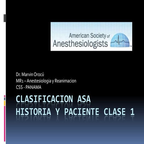Historia de la Clasificacion ASA | PPTX