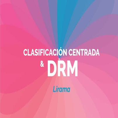 Clasificación centrada y DRM. | PDF