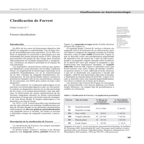 Escala forrest hemorragia digestiva | PDF