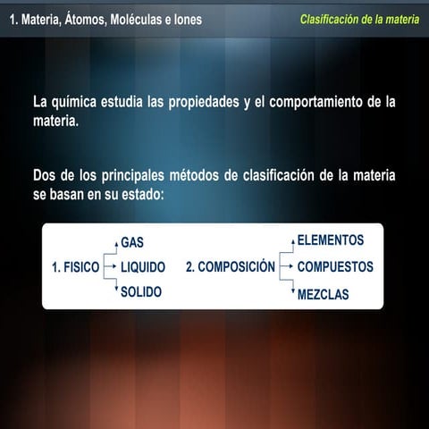 Clasificaciondelamateria | PPT