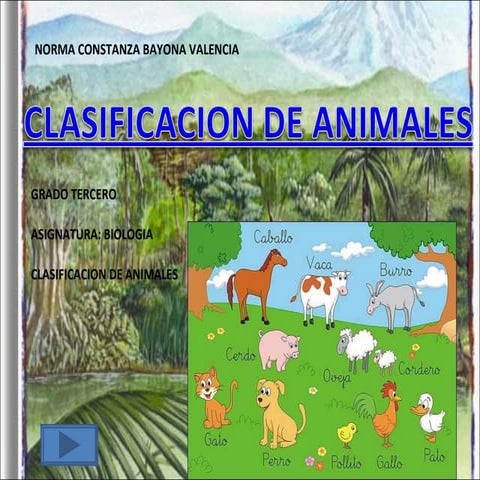 Clasificacion de los animales | PPT