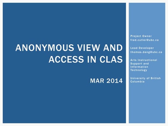 Embed CLAS in Blackboard Learn (Connect) | PPT