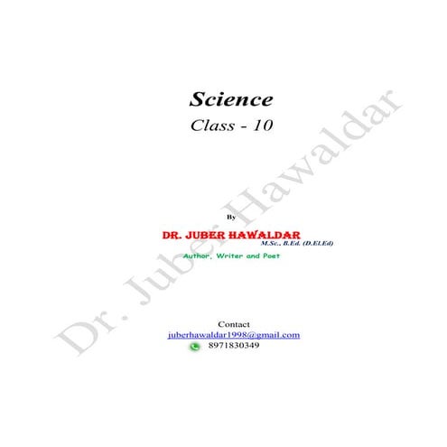 Class - 10 Science Book Full Concept Explanation With Last Five Years ...