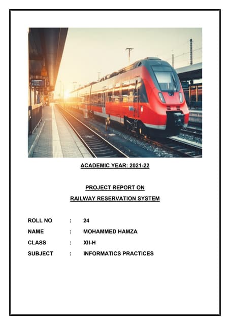 COMPUTER SCIENCE PROJECT OF RAILWAY RESERVATION SYSTEM PYTHON PROGRAMMING.pdf