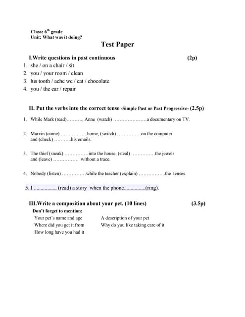 P3 Oral Handout | PPT