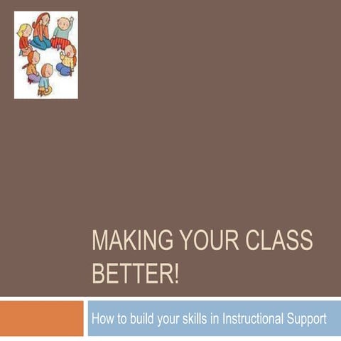 Making your class better. | PPTX | Educational Assessment | Education