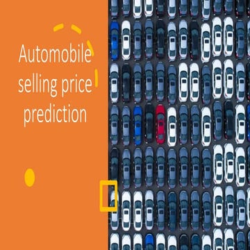 Predicting model for prices of used cars | PDF