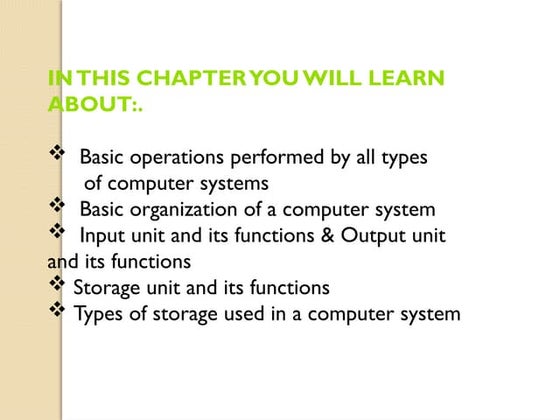 Computer System Class - 9 | PPTX