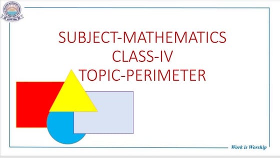 Perimeter | PPT | Physics | Science
