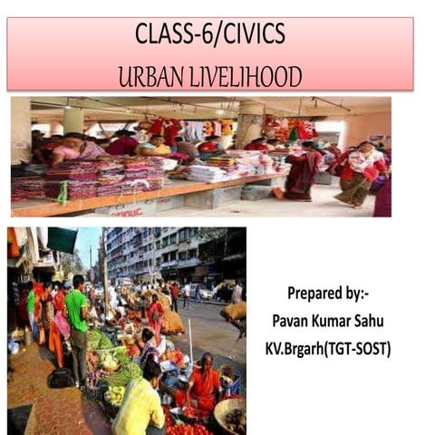 Urban Livelihood | PPTX