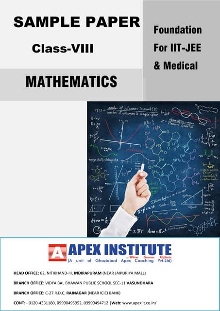 Cbse Class 5 Maths Sample Paper Term 2 Model 2 | PDF | Physics | Science