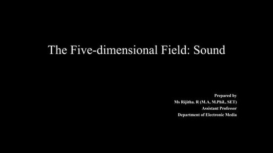 Intro to Film: Sound and Music | PPT