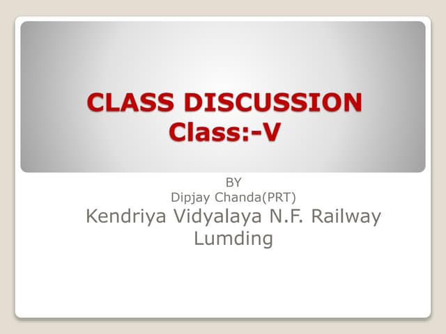 Group discussion (part 2) | PPTX