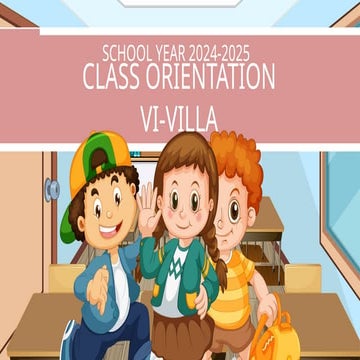 Class-Orientation for the School year 2024.pptx | Secondary Education | Education