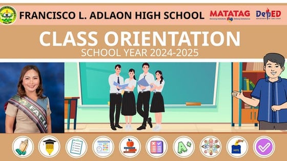 CLASS ORIENTATION POWER POINT PRESENTATION | PPTX | Education