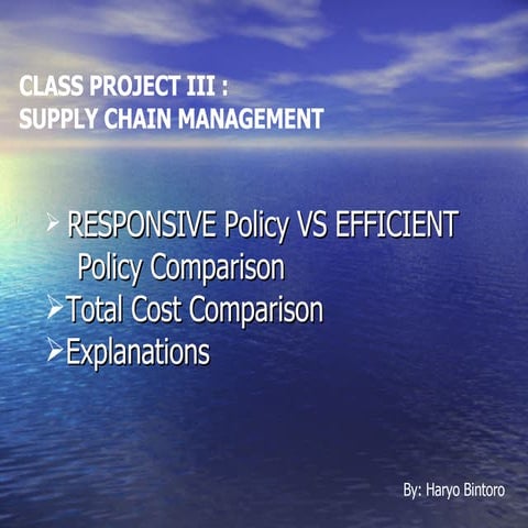 Responsive VS Efficient | PPT