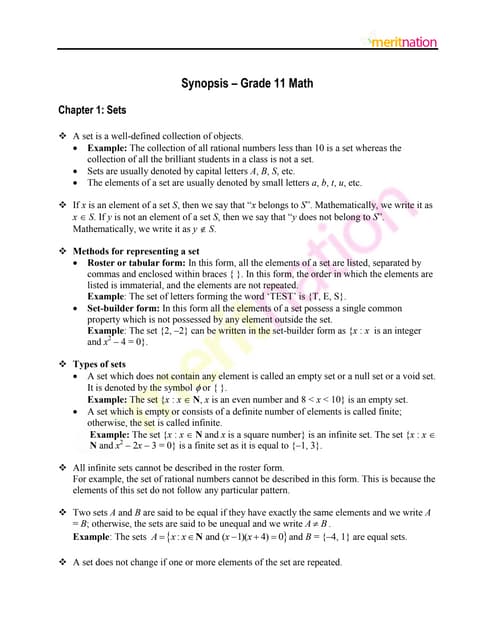 Sets | PPT | Physics | Science