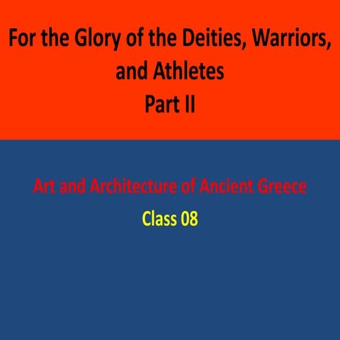 Greek Art and Architecture | PPT