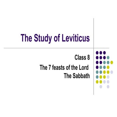 Class 08 The Sabbath | PPT | Christianity | Religion & Spirituality