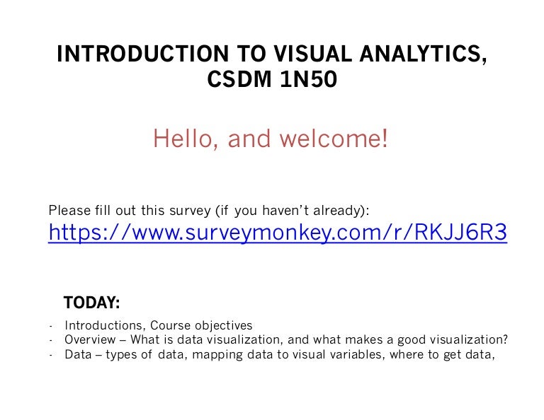 Introduction To Data Visualization