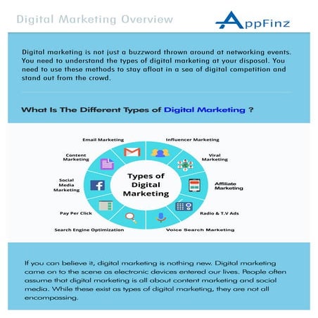 Digital Marketing Overview - Appfinz Technologies | PDF