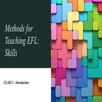 METHODS FOR TEACHING ENGLISH | PPT