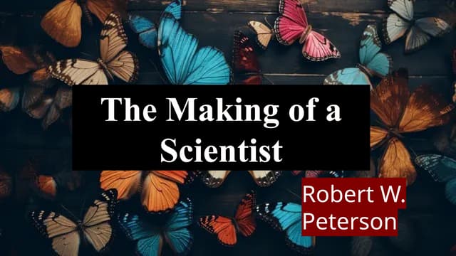 The making of a scientist | PPTX