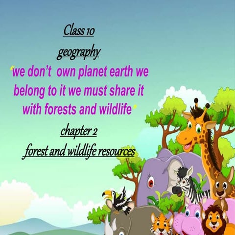 Wildlife presentation | PDF