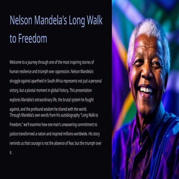 Nelson Mandela-A Long Walk to Freedom.ppt