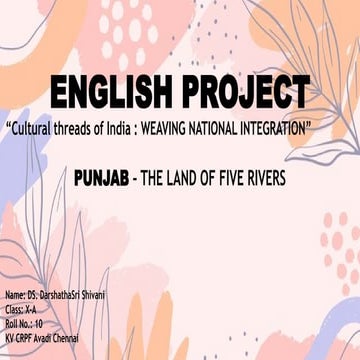 Punjabi culture presentation | PDF