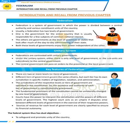 CLASS 10 POLITICAL SCIENCE Chapterwise topicwise Notes CHAPTER-2 ...