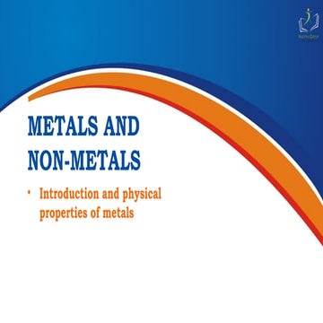 NCERT Chapter- 3 Metals & Non-metals pdf | PDF