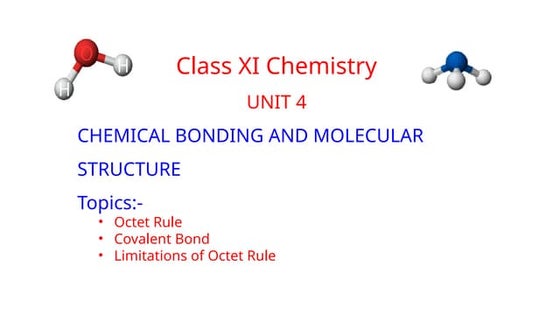 postulates of VSEPR theory | PPT
