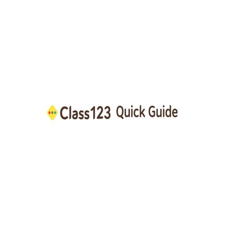 Class123 Guide for Teachers (Desktop Version) | PDF