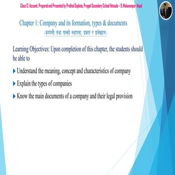 Class 12 account chapter 1, company formation, types and Their ...