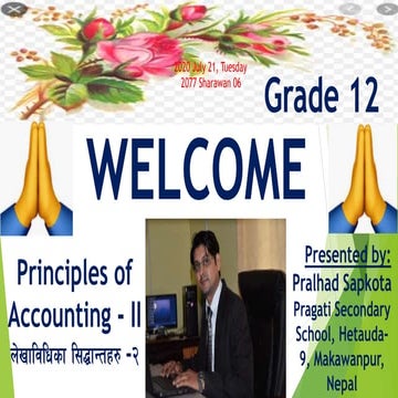 Class 12 account ppt marking scheme | PDF