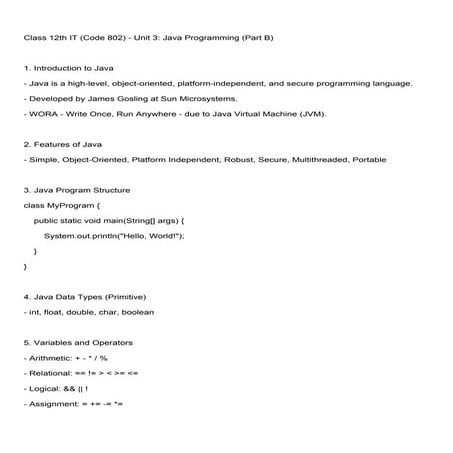 Class12th IT notes Unit 3_Java_Notes.pdf