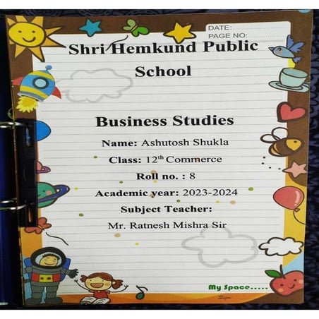 Business Studies Project File on Stock Exchange.pdf