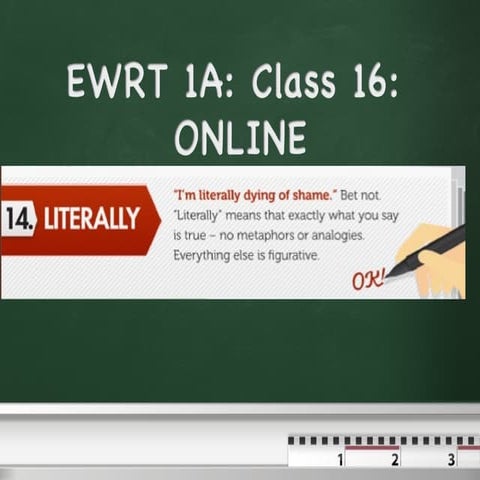 Class 16 online 1 a special presidential version | PPT