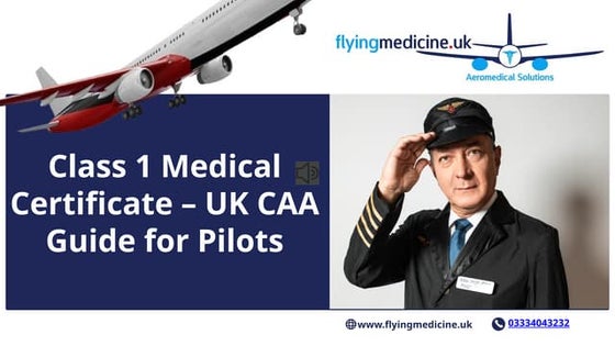 Infographic:- Class 1 Medical FAQ - Flyingmedicine Ltd | PDF