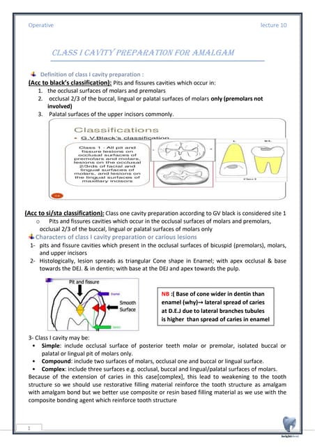 Class 2 cavity amalgam | PPTX | Dental Health | Diseases and Conditions