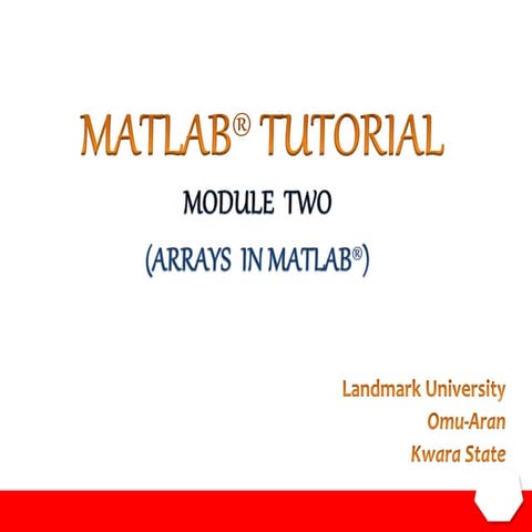 Matlab for marketing people